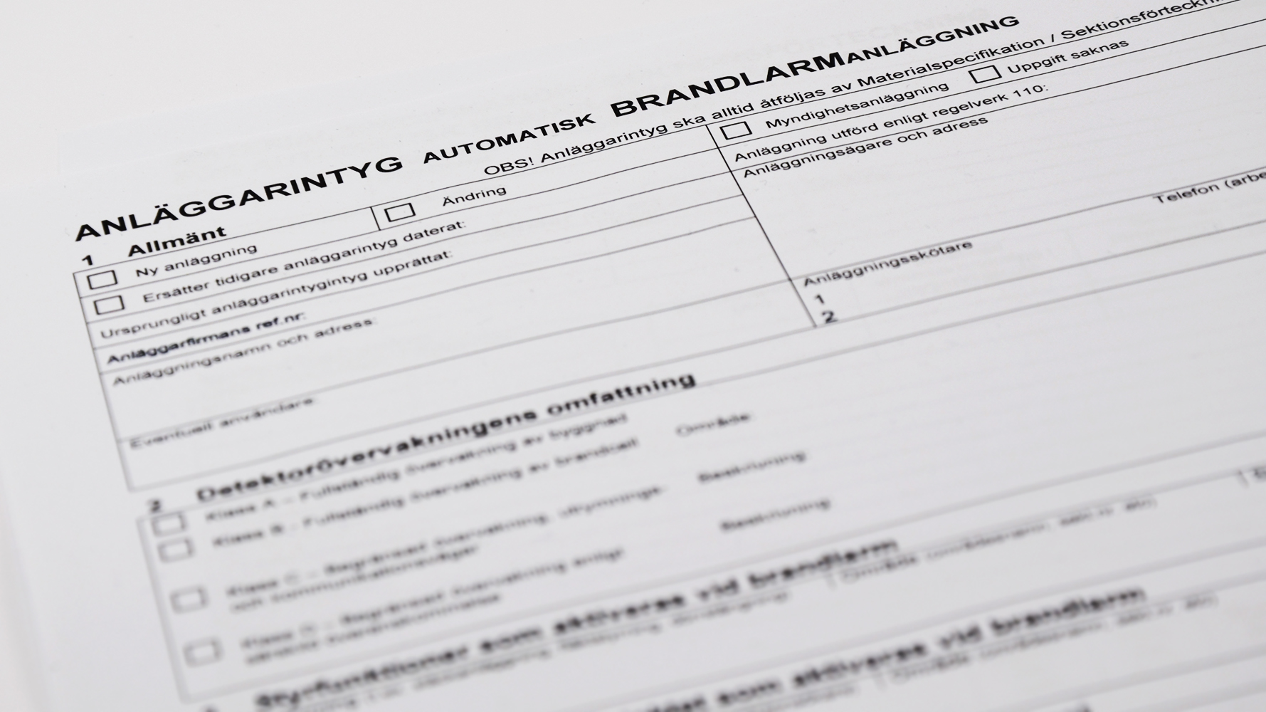 Blanketter och informationsblad / Brandskyddsföreningen